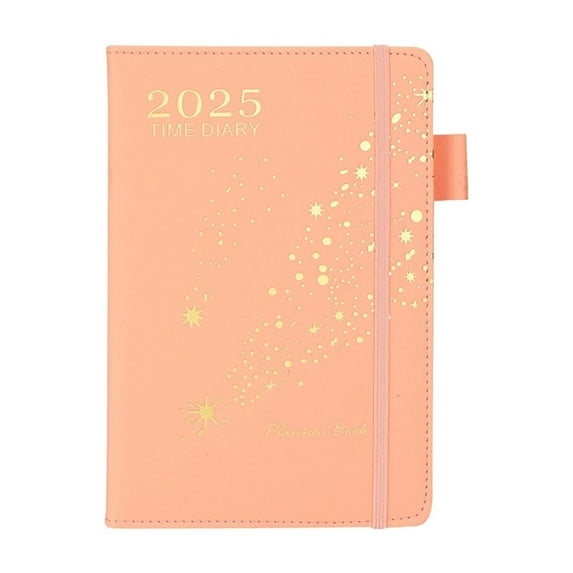 2025 Bilingual English Spanish Schedule Book with Pen Strap - Daily ...