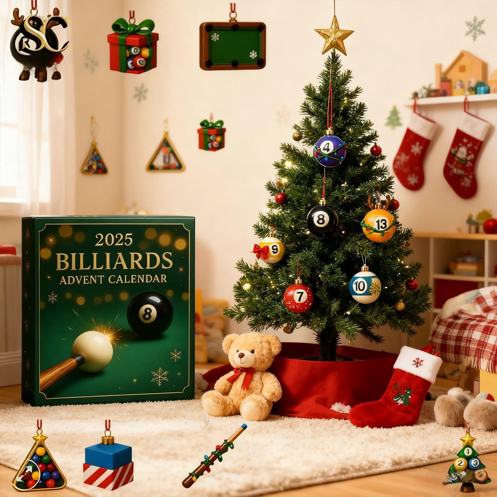 2025 Billiards Themed Advent Calendar – 24 Days of Pool-Themed ...