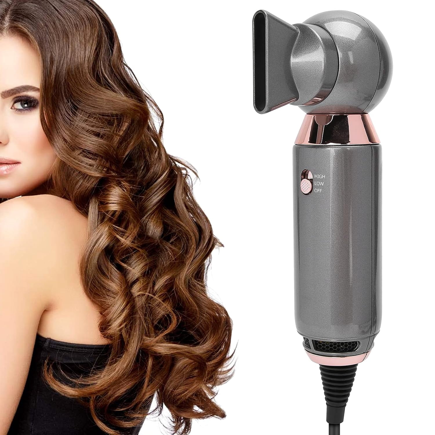 2025 Bladeless Super Fast Hair Dryer for Styling | 360° Magnetic Dual ...