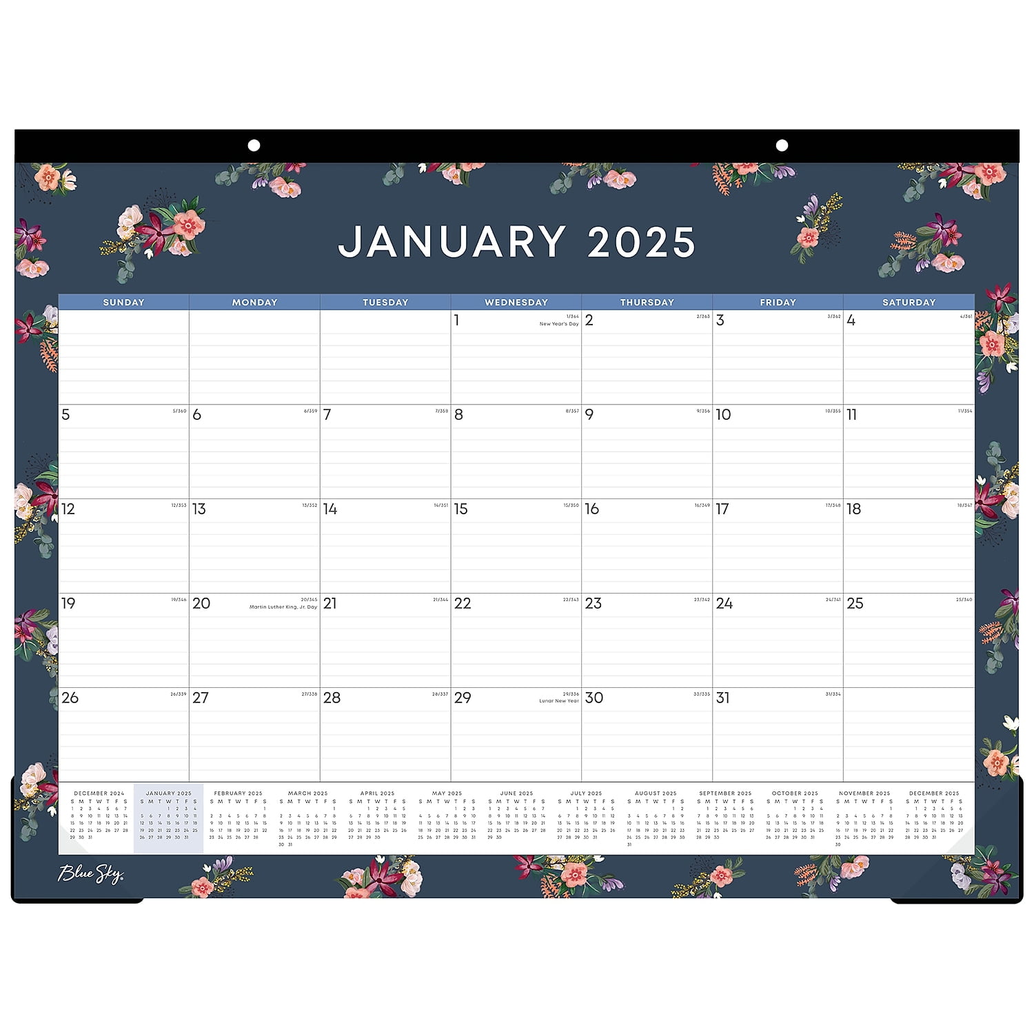 2025 Blue Sky Ashlyn 22" x 17" Monthly Desk Pad Calendar (148618-25 ...