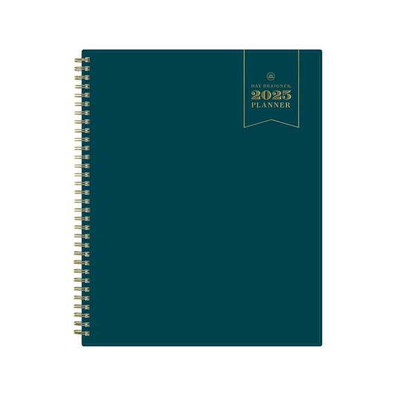 2025 Blue Sky Day Designer Peacock 8.5" x 11" Weekly & Monthly Planner ...