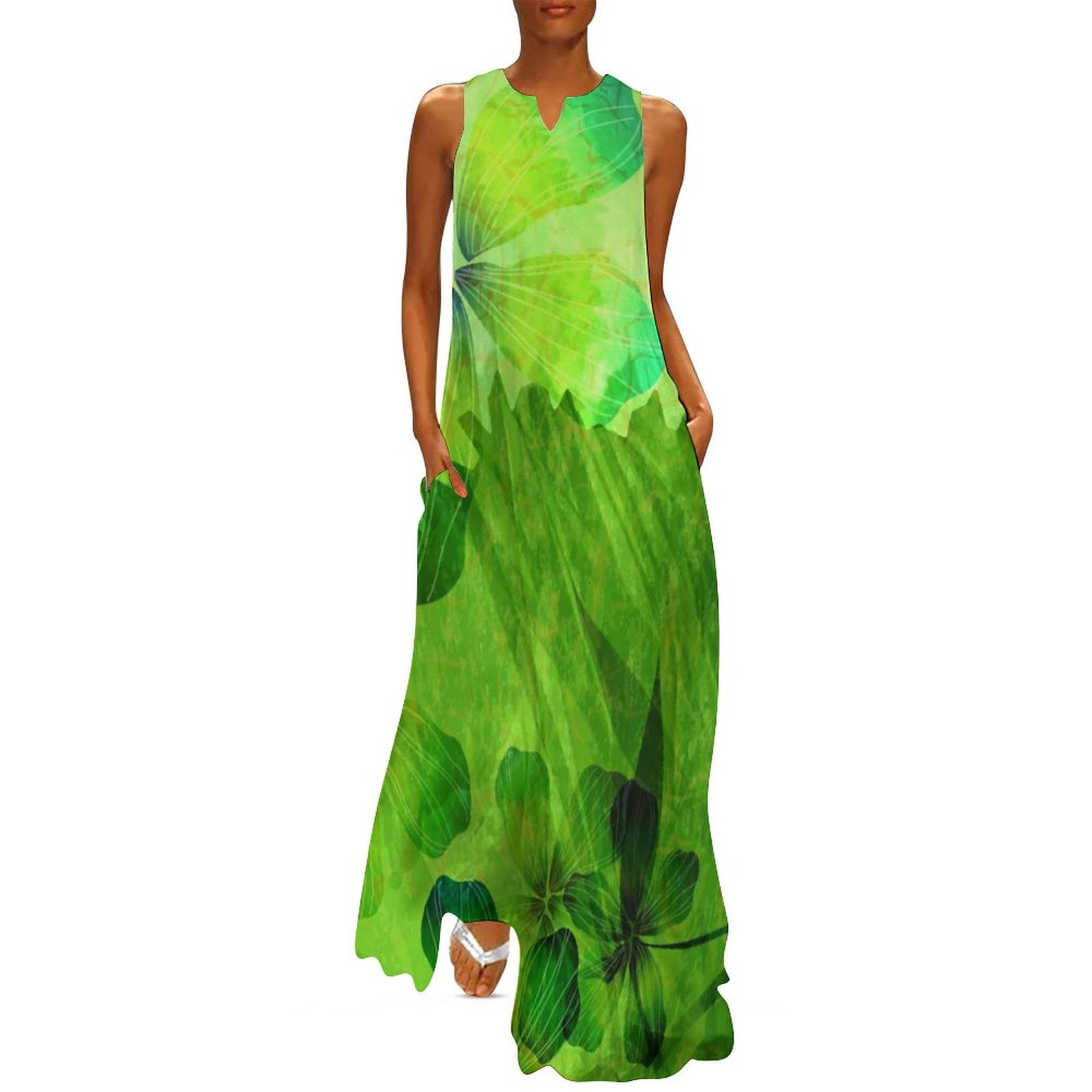 2025 Bluetiful Floral Print Dress Blossom Bloom Vintage Maxi Dress Street Fashion Bohemia Long ...