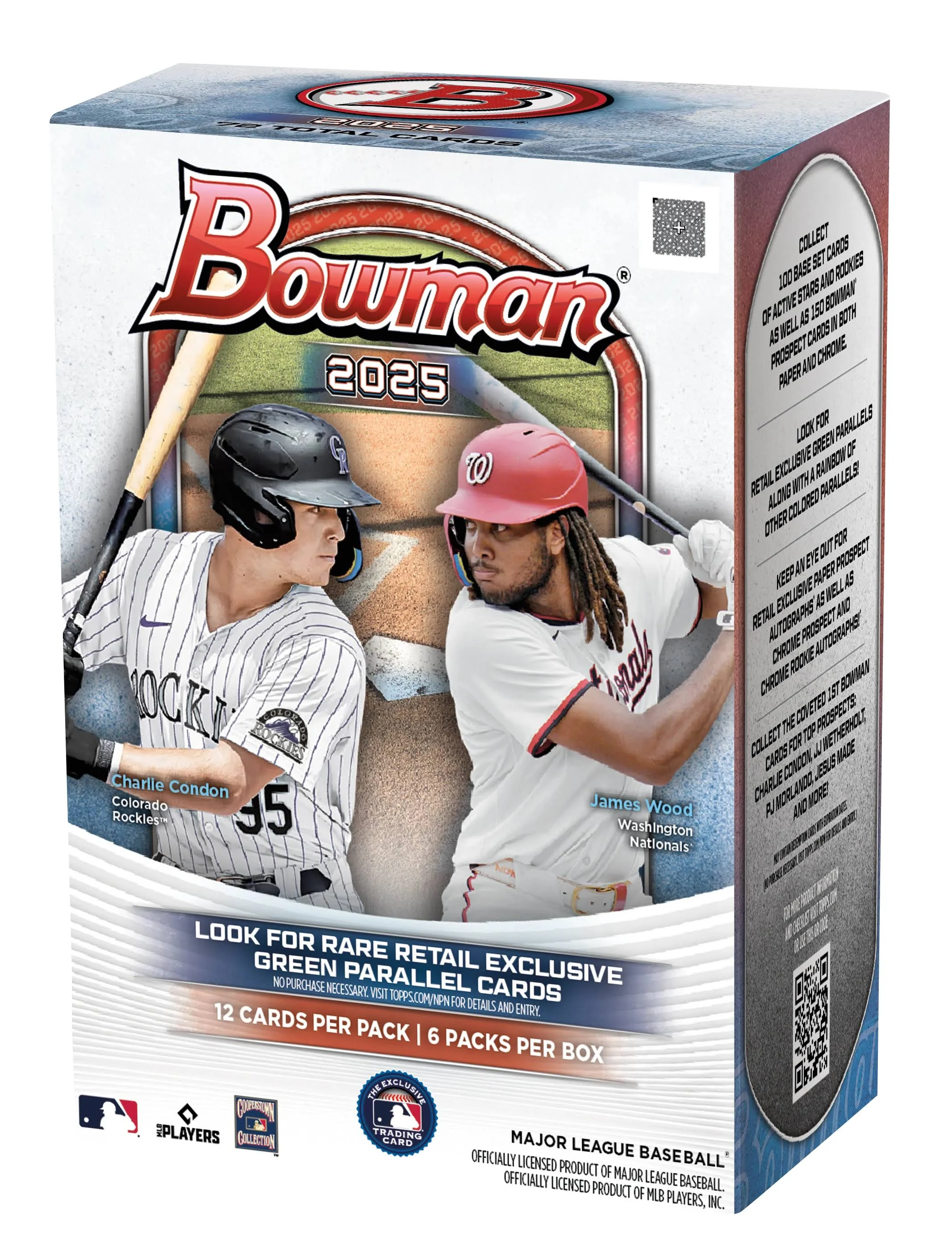 Bowman, Baseball Card Set, 2025 Bowman Baseball 6-Pack Blaster Box ...