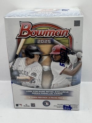 2025 Bowman Baseball Blaster Box - Factory Sealed - Find Green Parallel ...