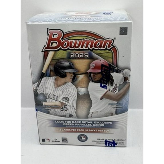 2025 Bowman Baseball Blaster Box - Factory Sealed - Find Green Parallel ...