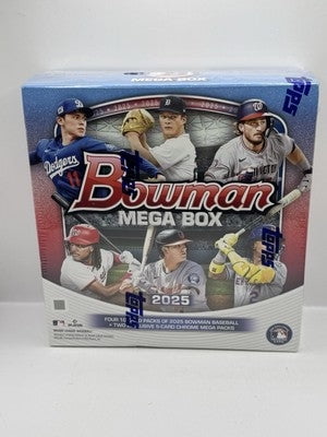 2025 Bowman Baseball Mega Box - Factory Sealed - Walmart.com