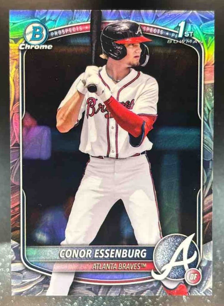 2025 Bowman Draft Conor Essenburg Chrome Sunflower Seeds 1st Prospect ...