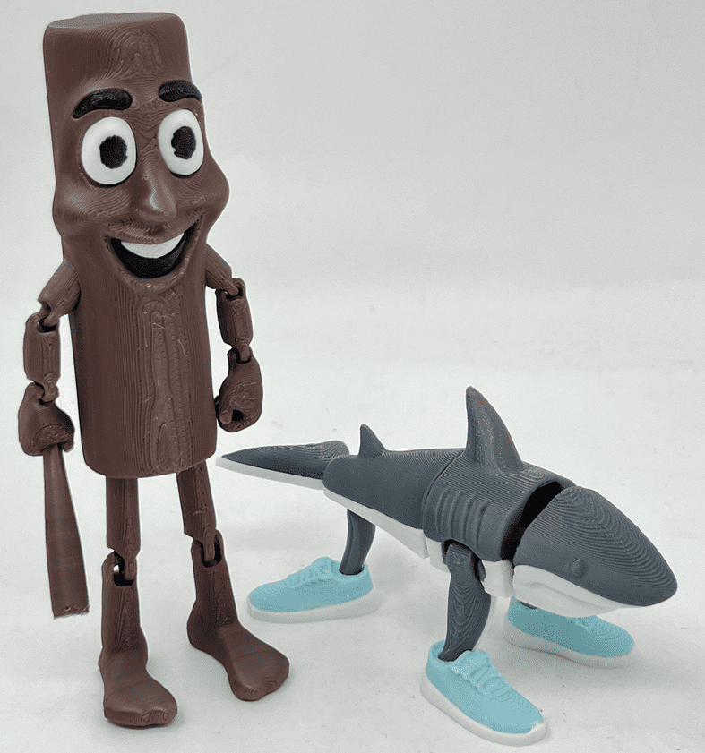 2025 Brainrot Tralalalero Tralalala Collection Figure, 3D Funny Italian ...