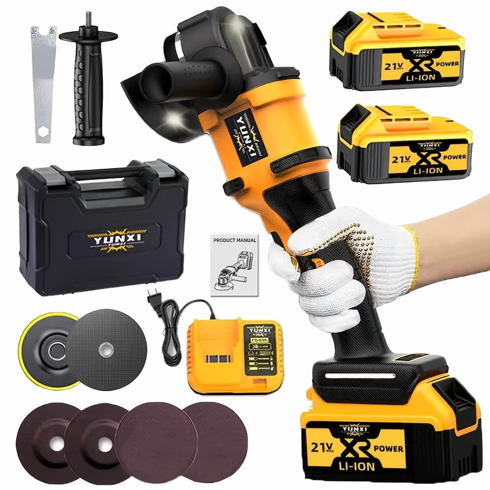 The 2025 Brand New Rechargeable Angle Grinder, Cordless Polishing ...