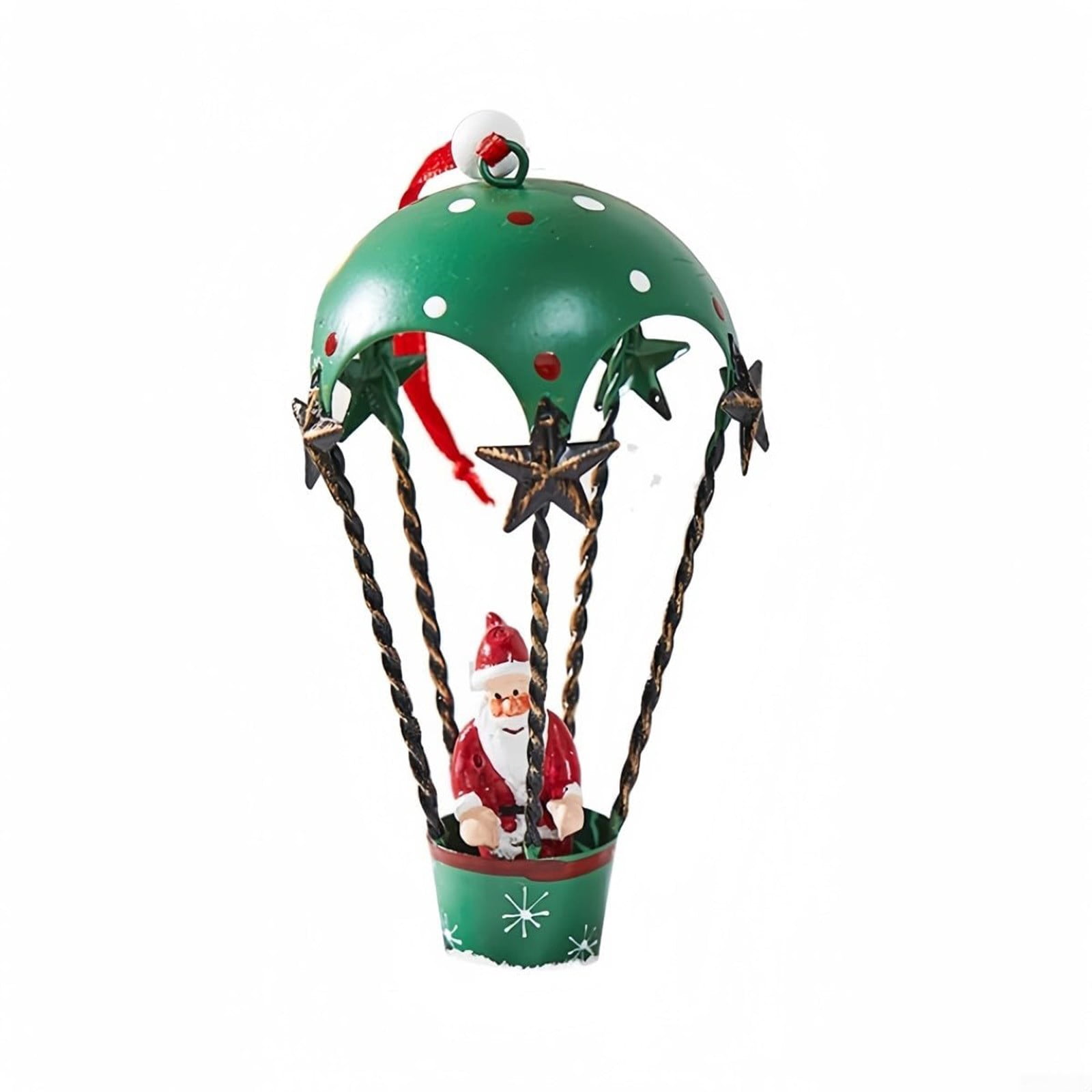 2025 & CISIL Santa On Airplane Figurines Funny Santa Flying Plane ...
