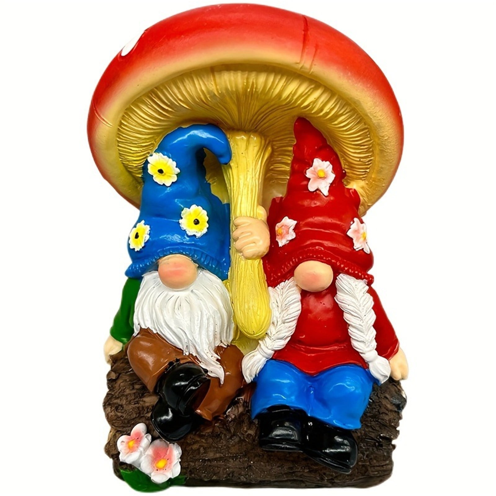 2025 & CISIL Vintage Couple Gnome Dwarf Garden Statue, Resin Decorative ...