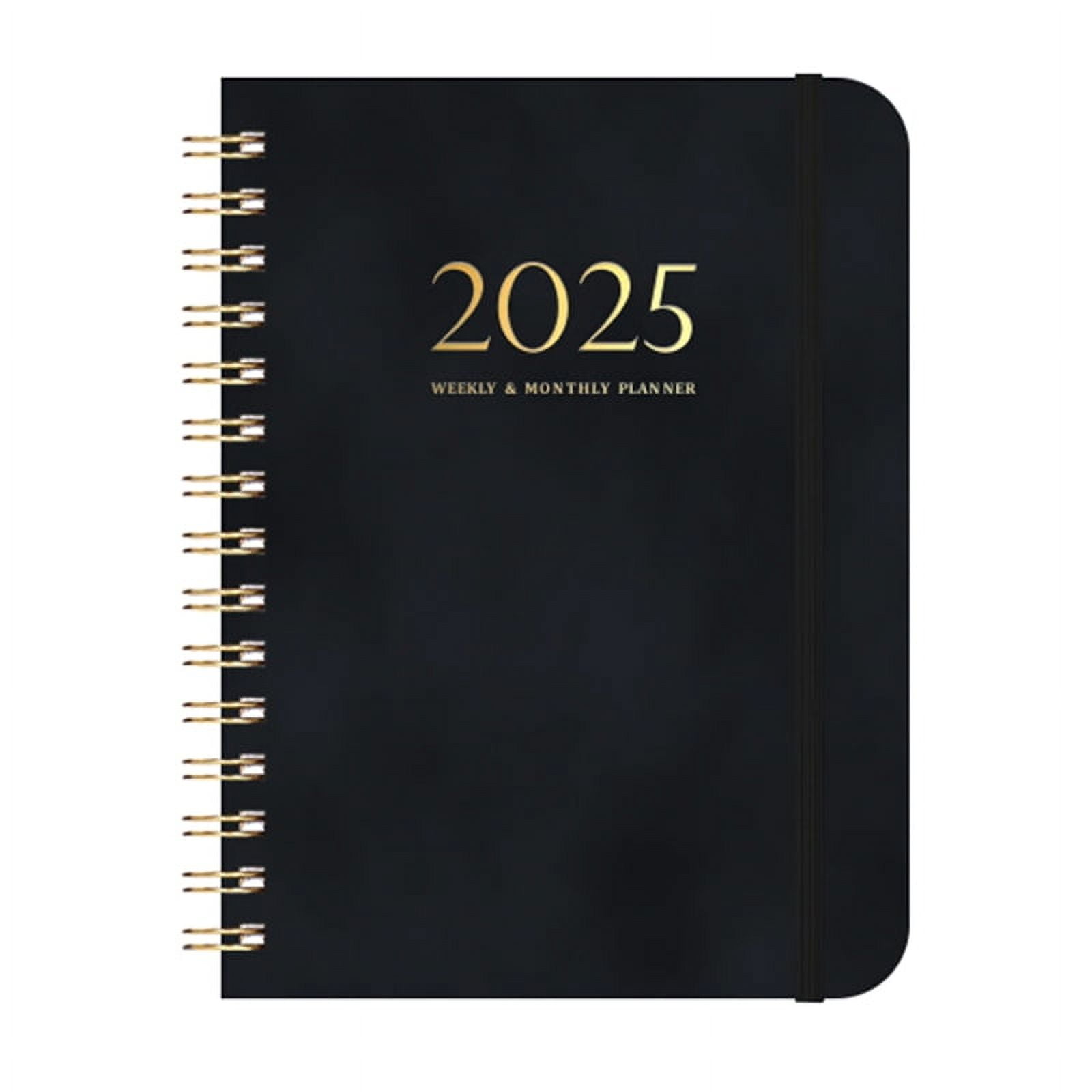 2025 Calendar 140 Pages Notebook Diary 2025 Plan Schedule Strapped ...