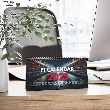 2025 Calendar 2025 Desktop Calendar for Formula Racing Fan, Calendar ...