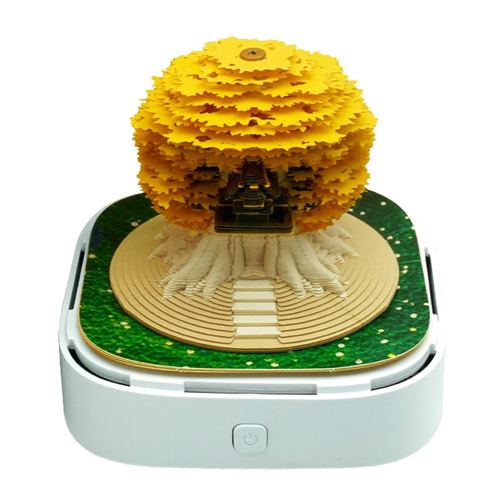 2025 Calendar Model 3D Desk Note Tearable Decoration House Rechargeable ...