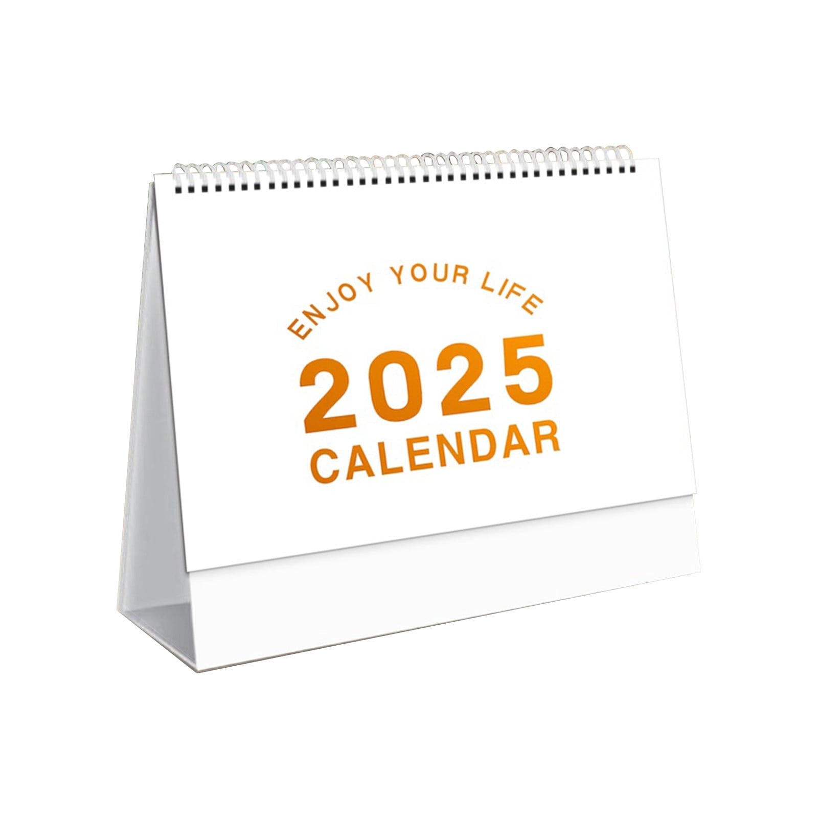 2025 Calendar Small Desk Calendar Floral Desktop Standing Calendar ...