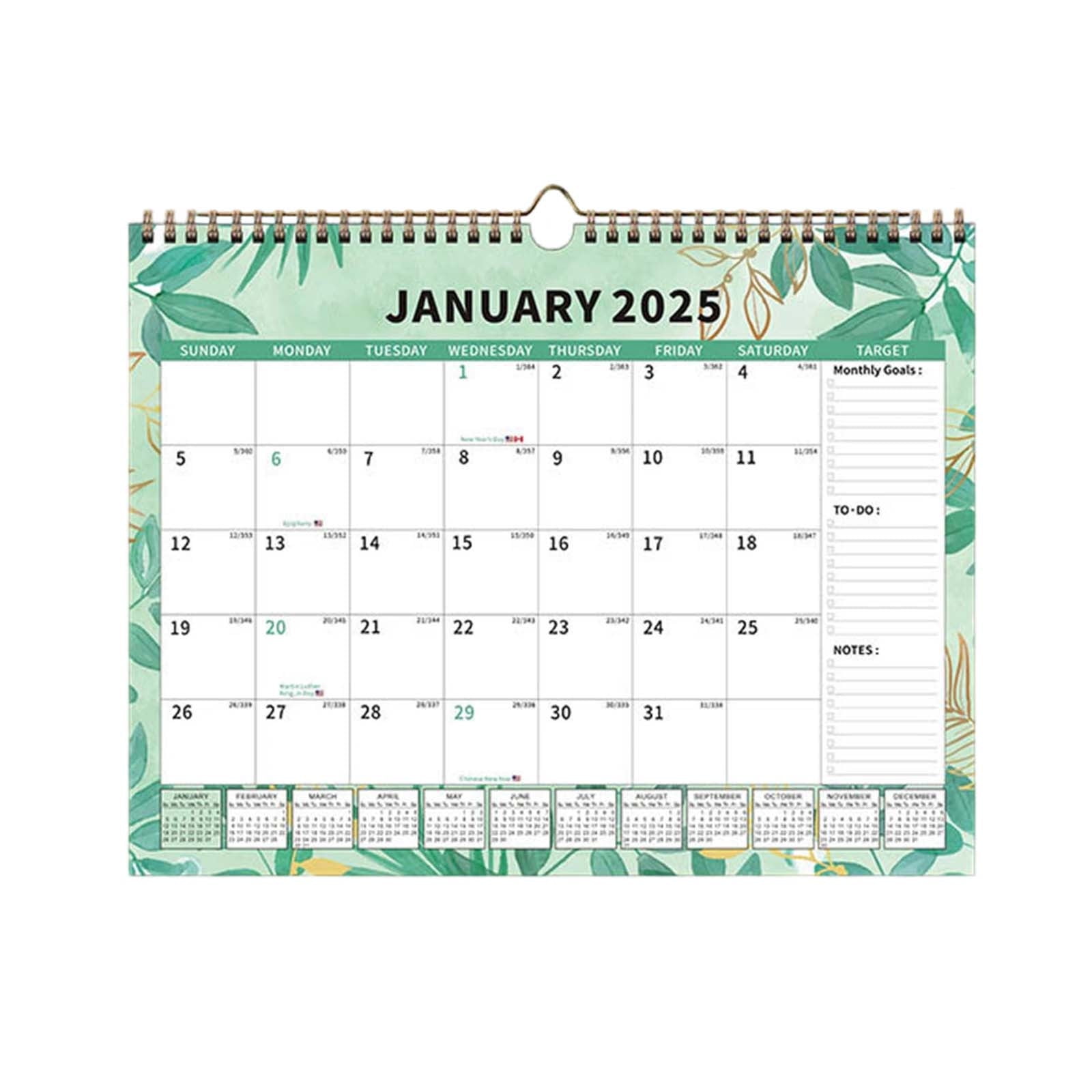 2025 Calendar, Wall Calendar 2025, School Year Calendar from Jan. 2025 ...