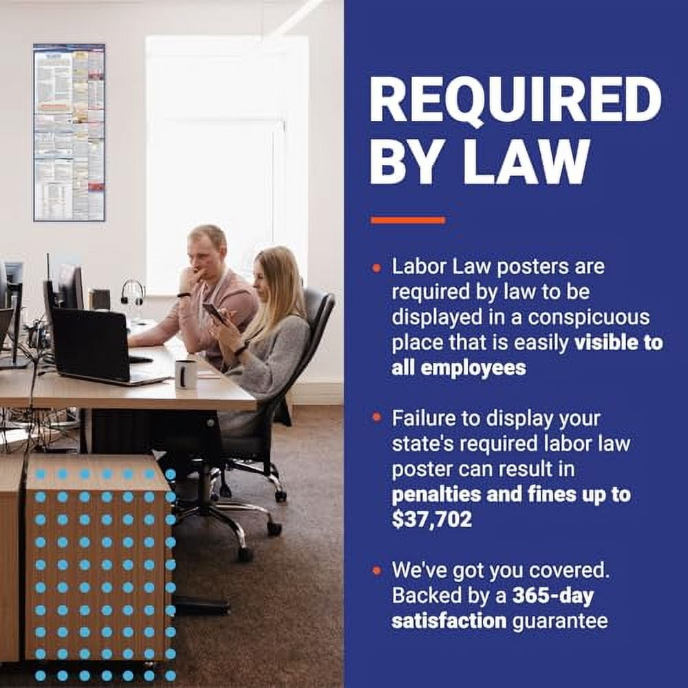 2025 California State and Federal Labor Law Poster - English Spanish ...