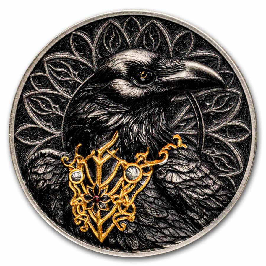 2025 Cameroon 1 oz Silver Creatures of Nocturne: The Raven - Walmart.com