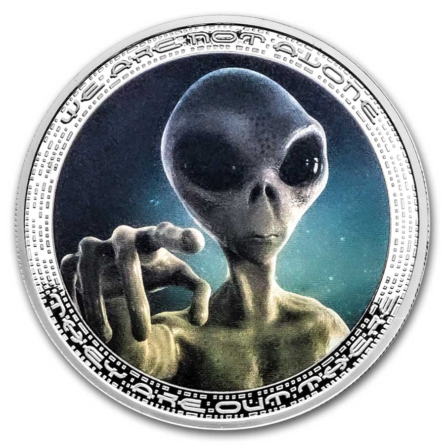 2025 Cameroon 1 oz Silver UFO & Aliens: Alien Face - Walmart.com