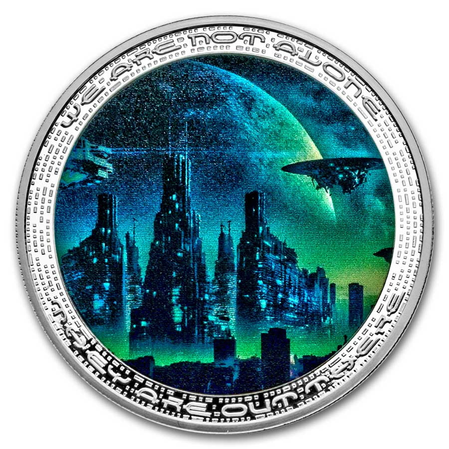 2025 Cameroon 1 oz Silver UFO & Aliens: Alien World and UFO - Walmart.com