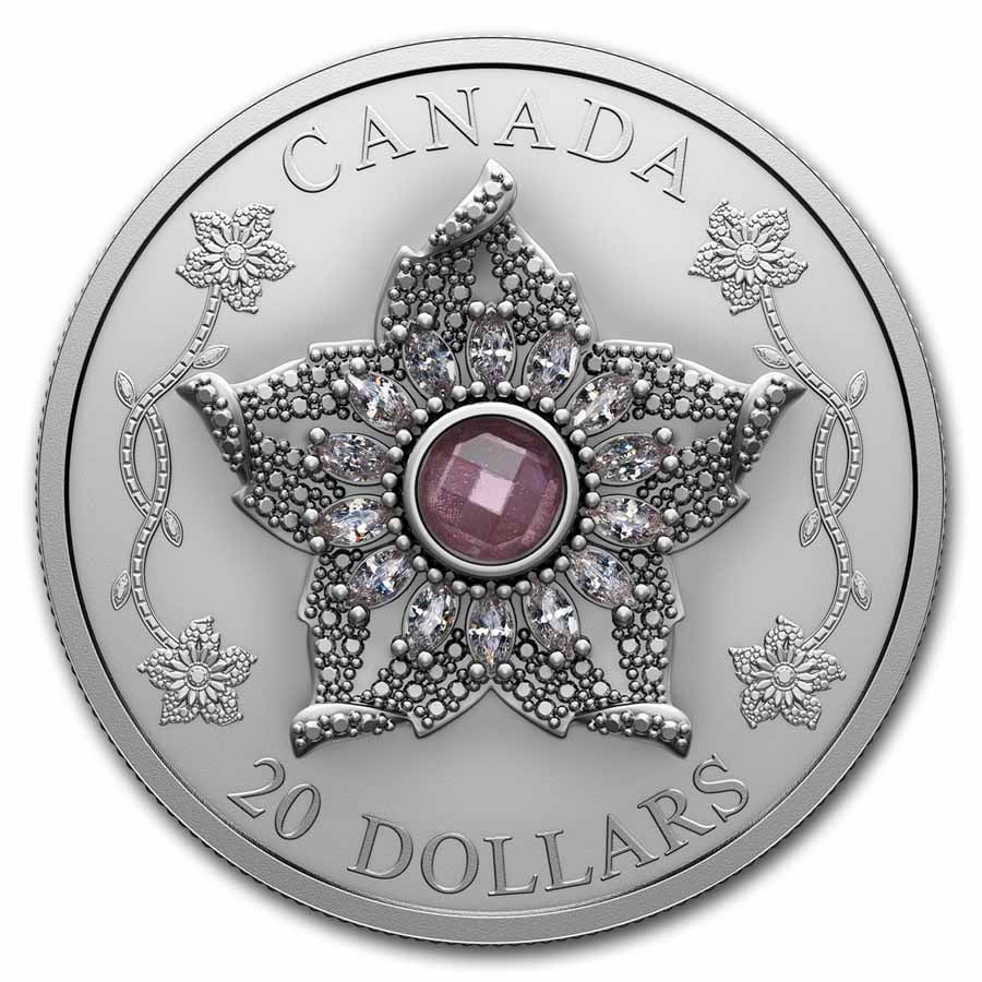 2025 Canada 1 oz Silver $20 Williamson Diamond Brooch - Walmart.com