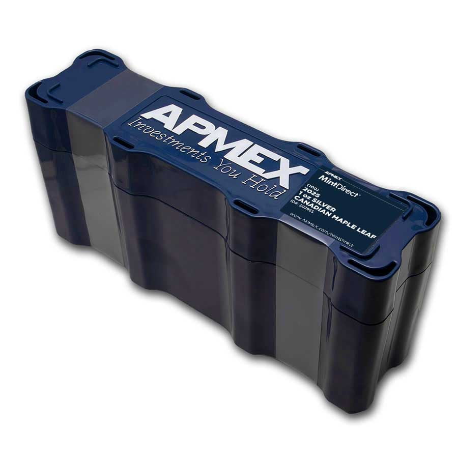 2025 Canada 100-Coin Silver Maple MintDirect® Mini Monster Box ...