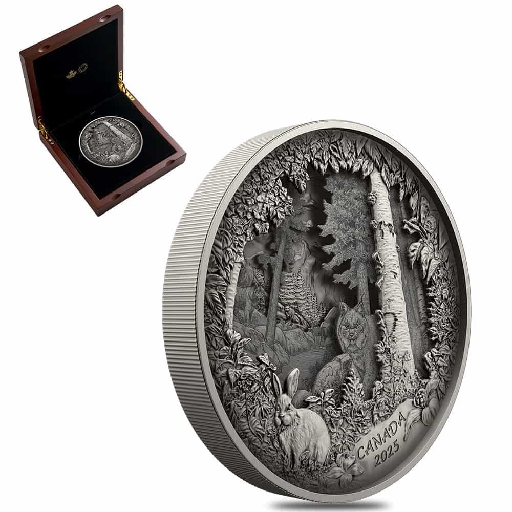 2025 Canada 738.92 Gram Predator or Prey in Shadow Box Silver Coin ...