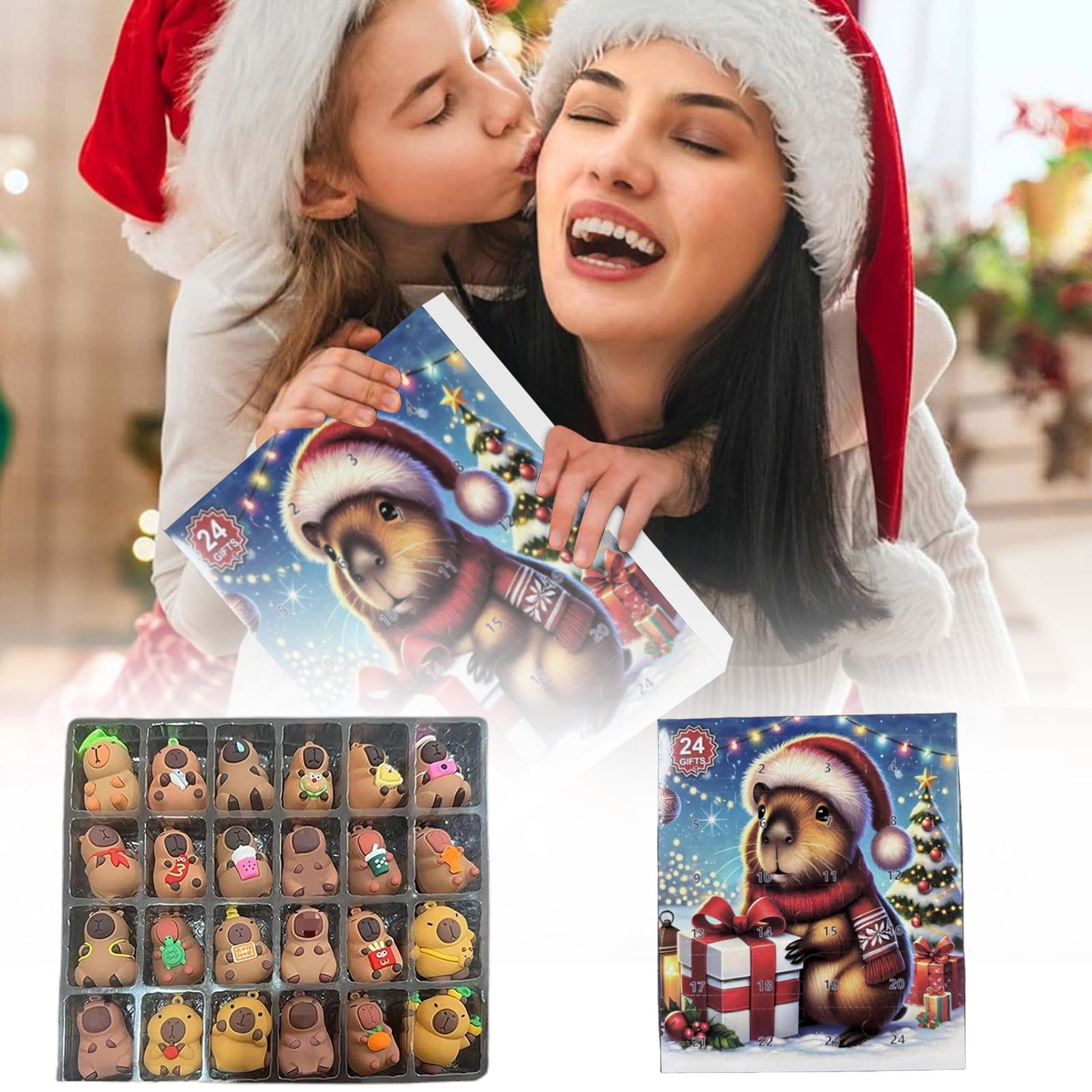 2025 Capybara Christmas Advent Calendars, Capybara Ornaments Countdown ...