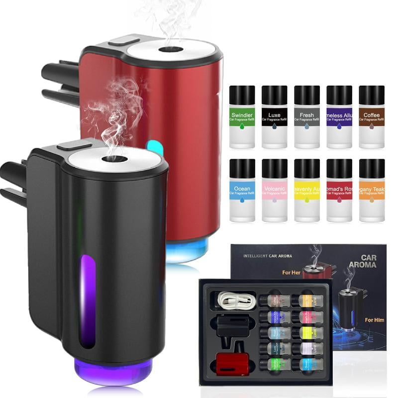 2025 Car Air Diffuser - French Essential Oils, 3-Mode Adjustable Intensity, Compact Design, USB ...