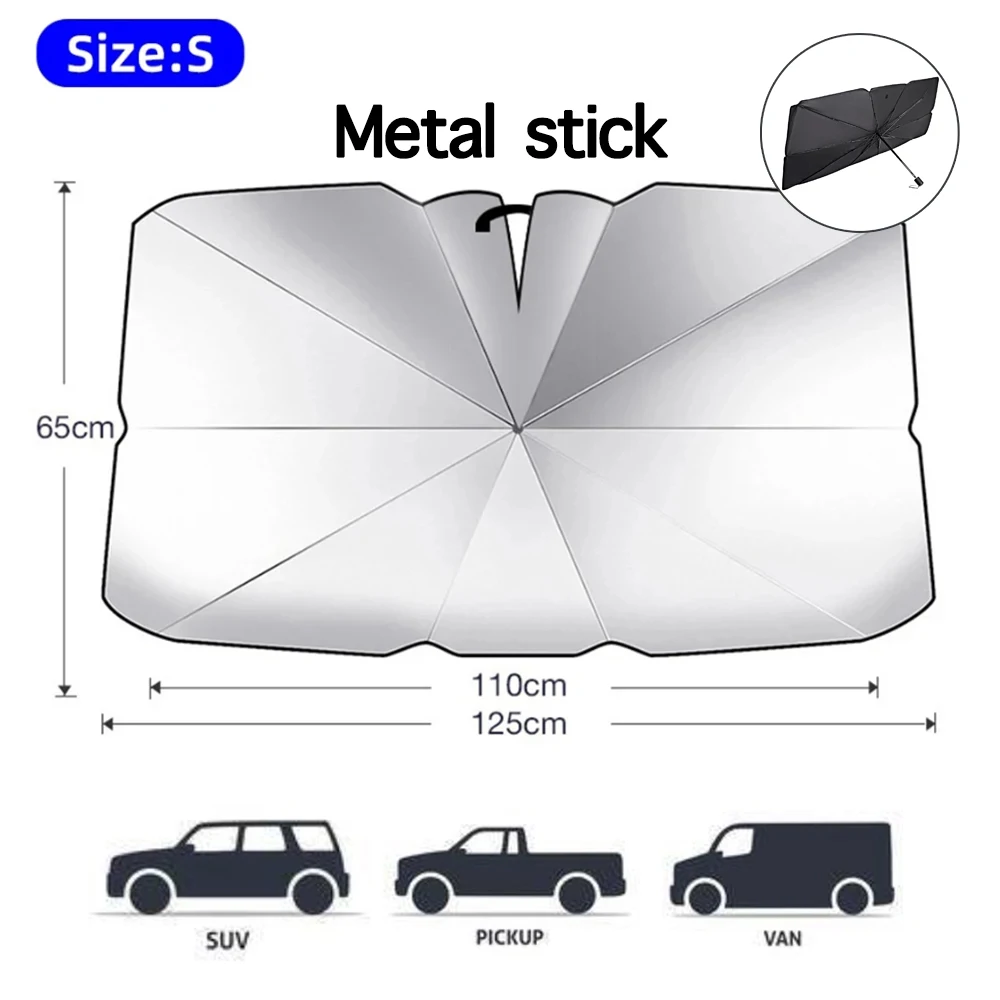 2025 Car Windshield Sunshade Foldable Umbrella Sun Shade Front Window ...