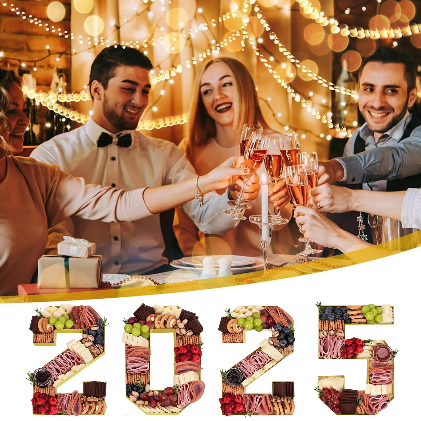 2025 Cardboard Number For Charcuterie 2025 Graduation Fillable ...