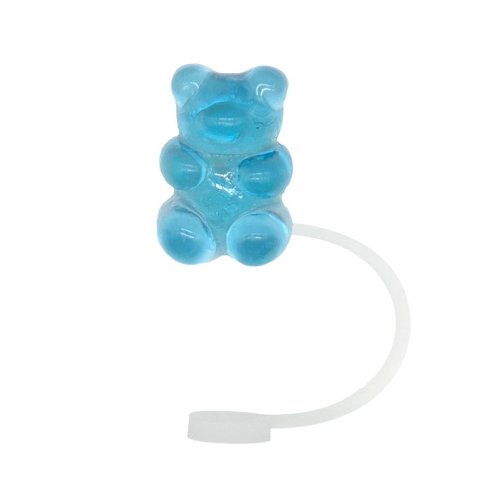 2025-Cartoon bear silicone straw cap for Stanley glass straw protective ...