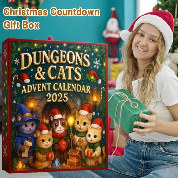 2025 Cats Advent Calendar with 24 Days of Surprise Collectible Cats ...