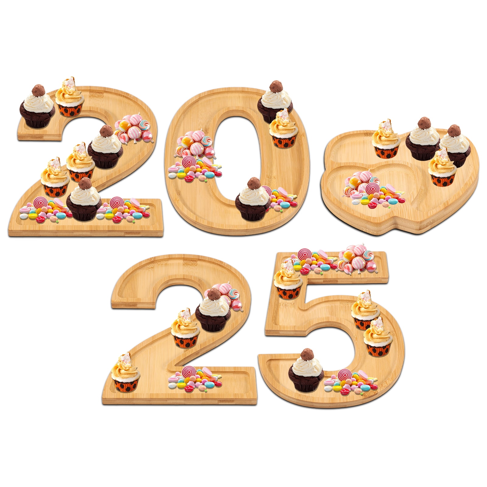 2025 Charcuterie Boards Graduation Fillable Number Boxes Reusable Food ...