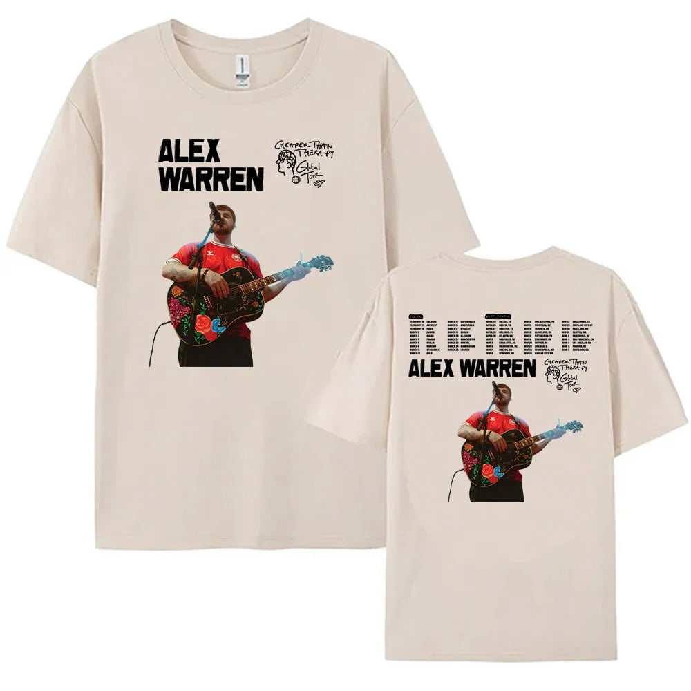 2025 Cheaper Than Therapy Tour 2025 Printing T-Shirt, 2 Sides Alex ...
