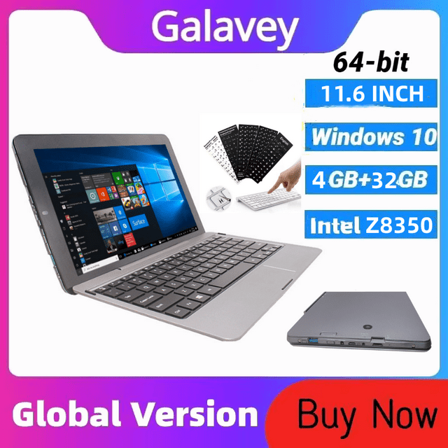 2025 Cheapest 64-bit Tablets 11.6 Inch 4GB+32GB 2-in-1 Windows 10 With ...