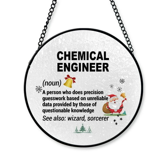 2025 Chemical Engineer Stained Glass Window Hanging Christmas 2025 ...