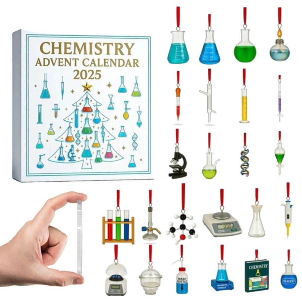 2025 Chemistry Advent Calendar, A Scientific Christmas Countdown, 24 Days of Chemistry Christmas ...