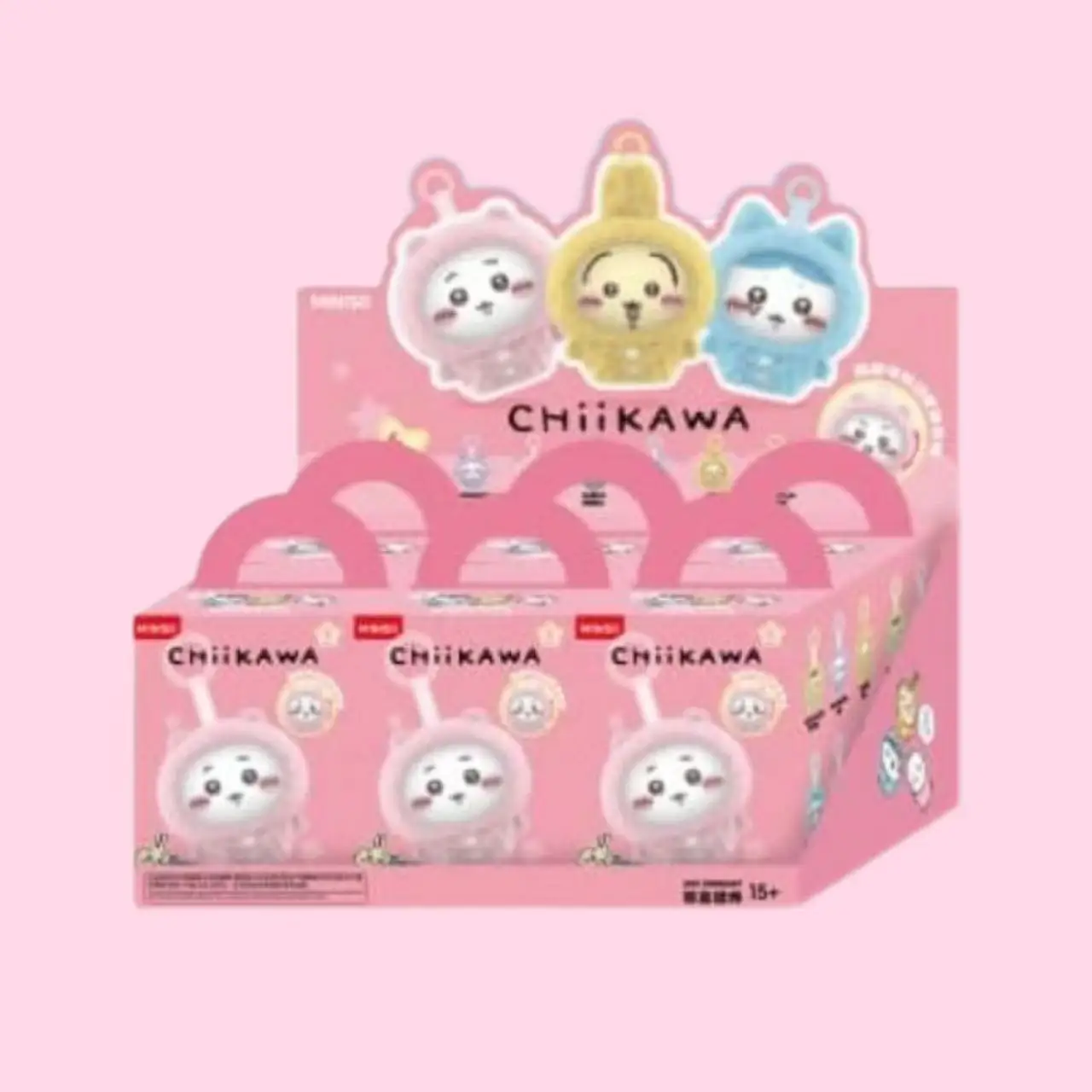 2025 Chiikawa Blind Box Changeable Face Doll Pendant Keychain Pajama Party Theme Collectible ...