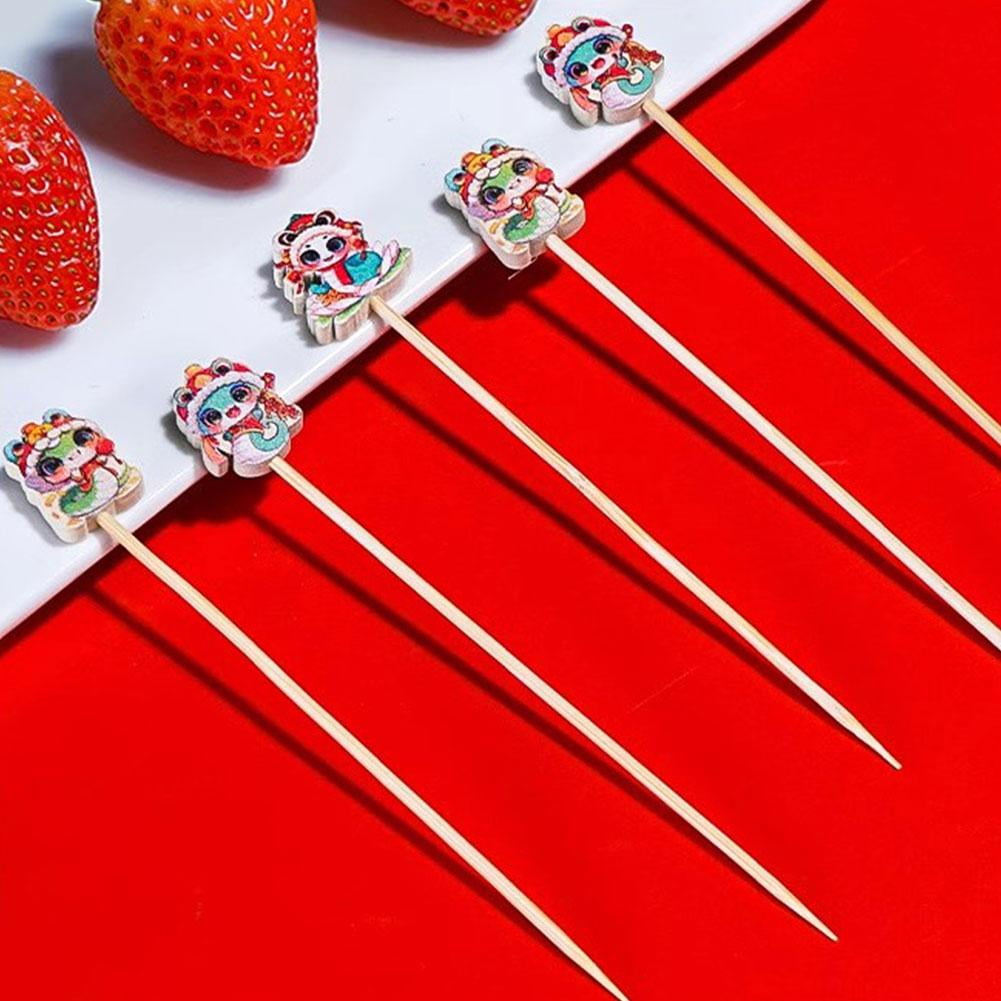 2025-Chinese New Year Cocktail Picks Toothpicks, 2025 Year of The Snake ...