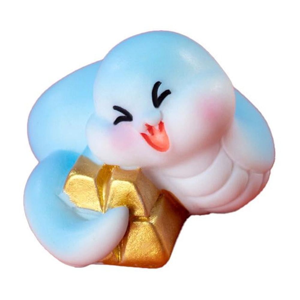 2025 Chinese New Year Dections Resin Luy Snake Miniature Snake Figure ...