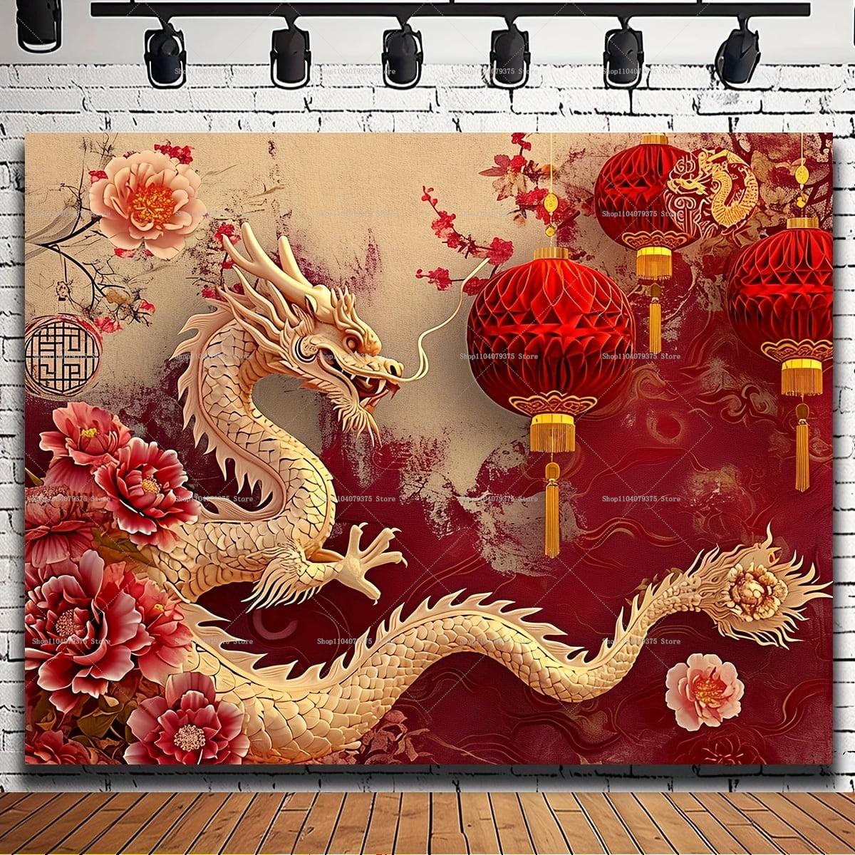 2025 Chinese New Year Spring Festival Photography Background Party ...
