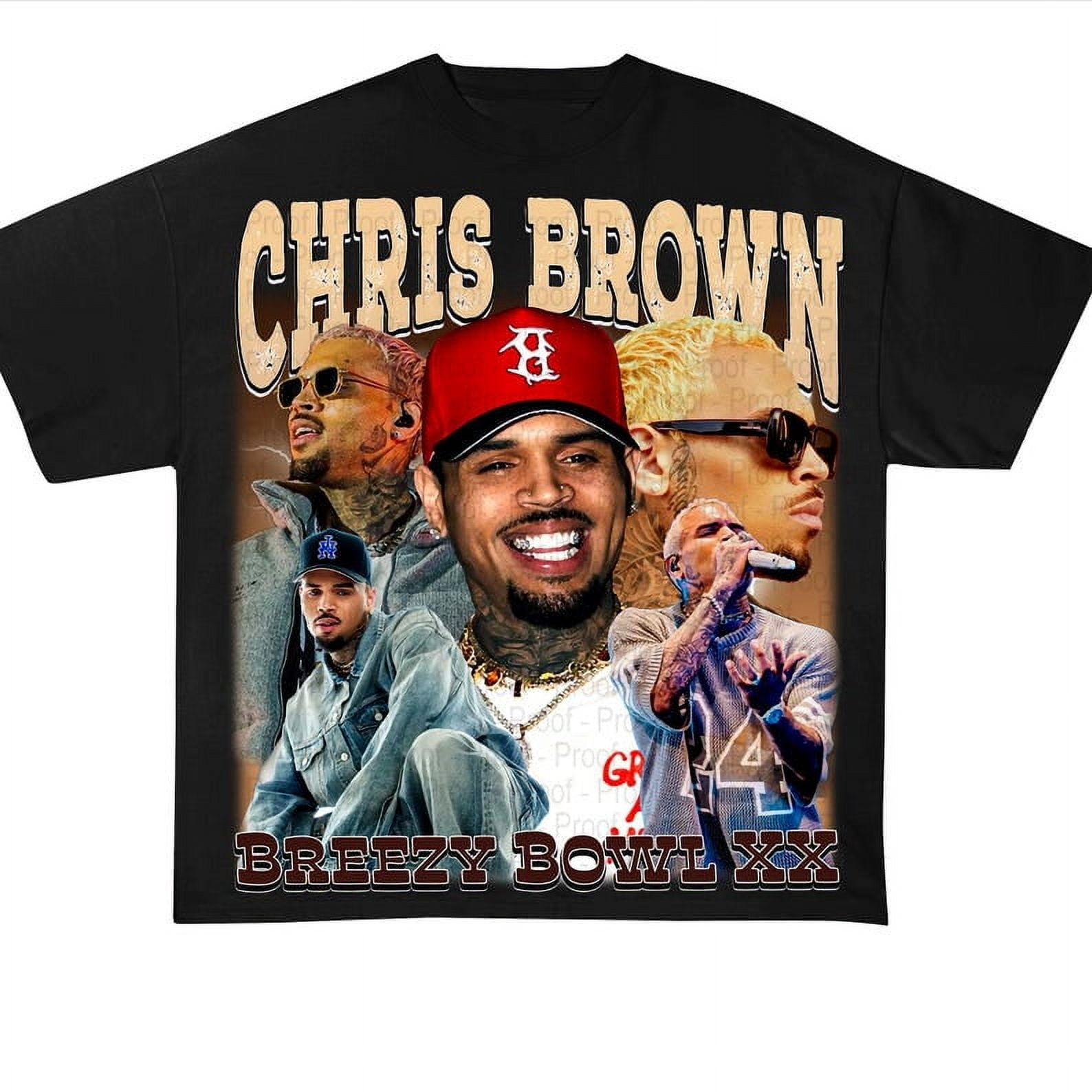 2025 Chris Brown Breezy Bowl XX Tour Merch, R&B Concert Apparel for ...