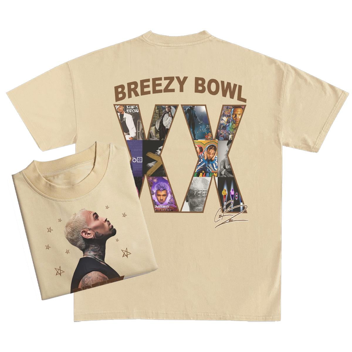 2025 Chris Brown Tour Breezy Bowl XX T-Shirt, Chris Brown Concert 2025 ...