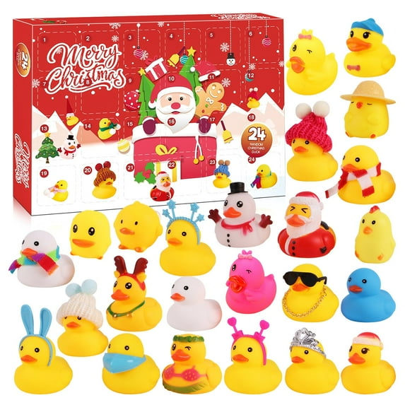 2025 Christmas Advent Calendar Ducks,24 Days Christmas Countdown ...
