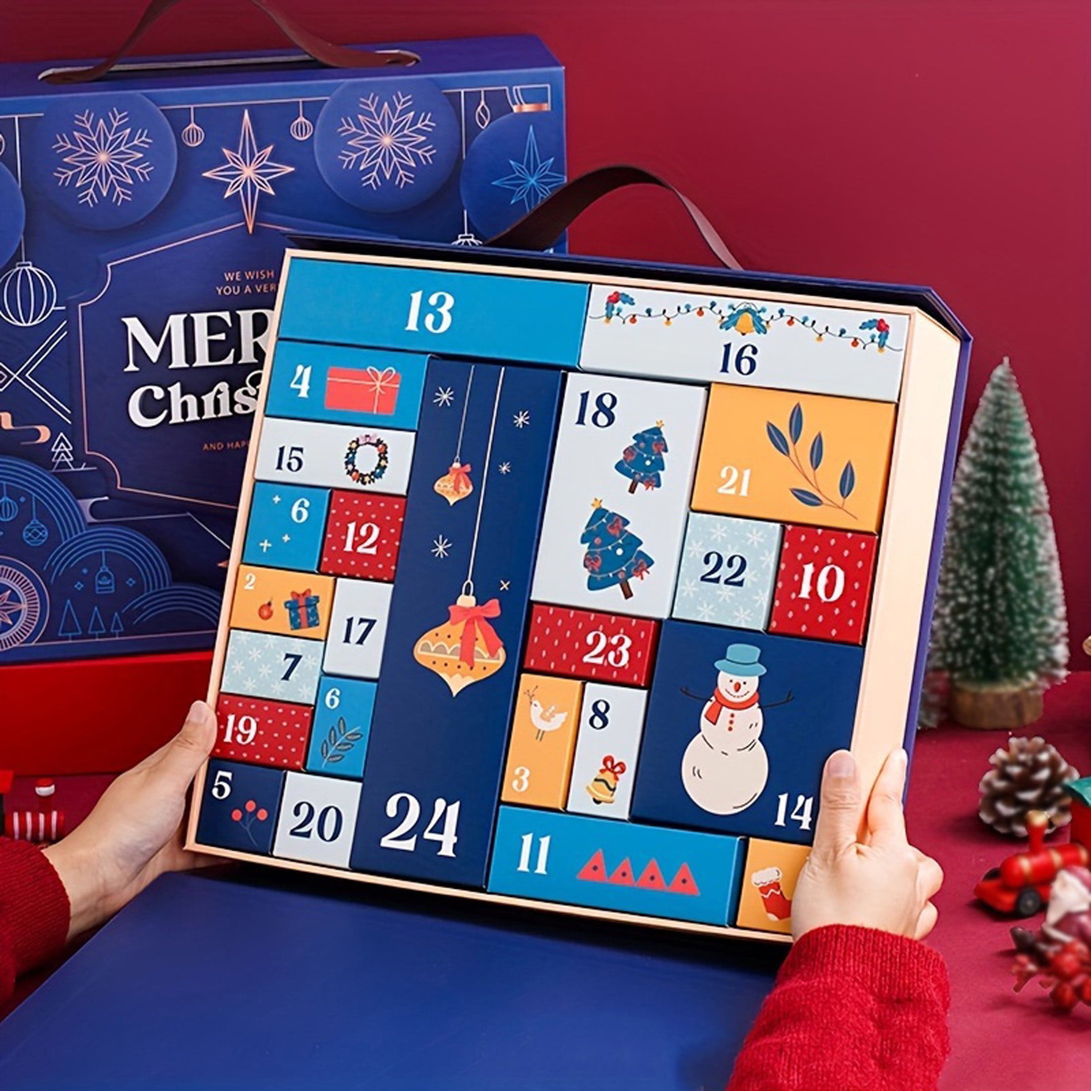 2025 Christmas Countdown Calendar 24 Day Surprise Gift Box,Christmas ...