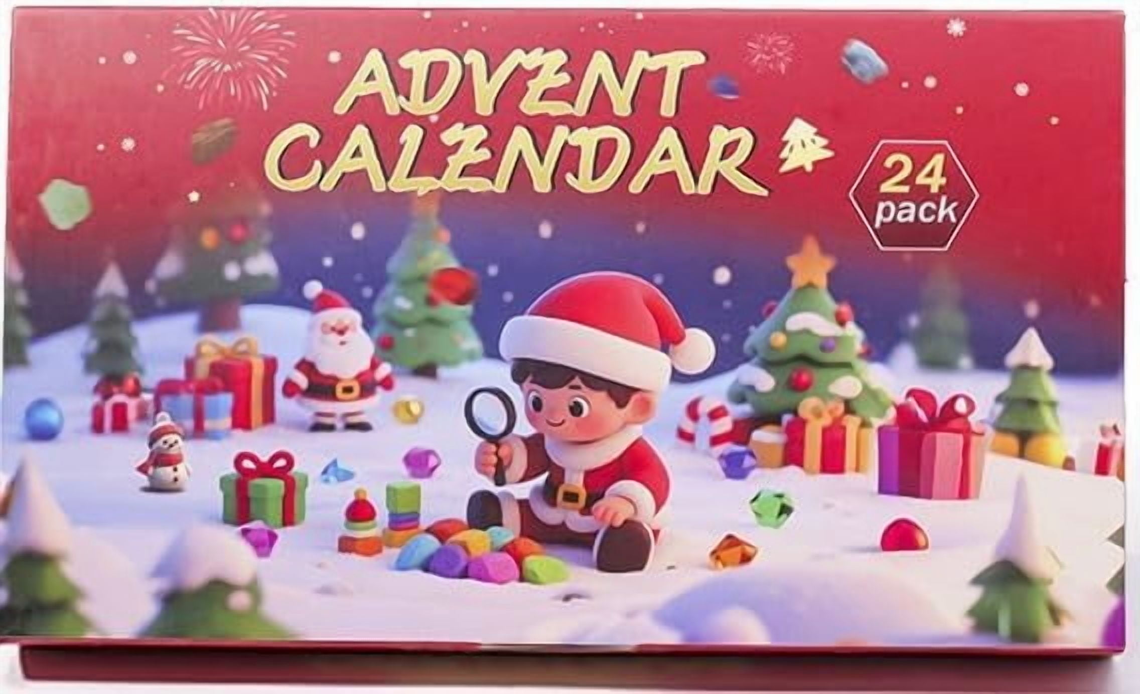 2025 Christmas Crystal Advent Calendar, 24-Day Natural Crystal ...