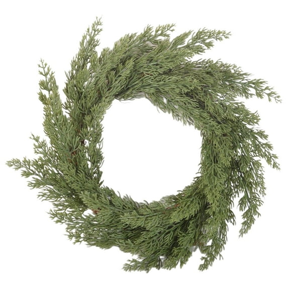 2025 Christmas Decorations Natural Christmas Wreath: Green Needle ...