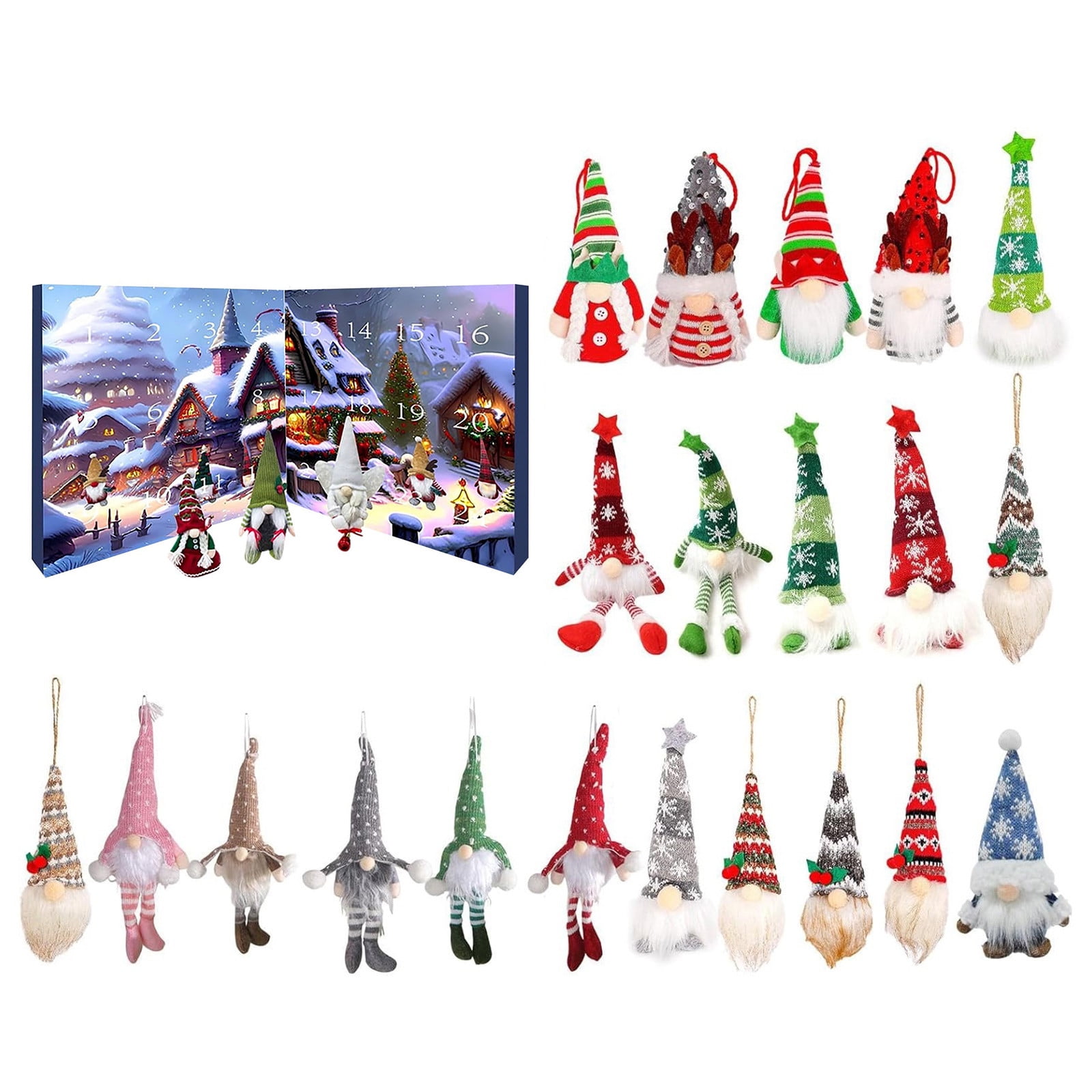 2025 Christmas Dwarf Advent Calendar, 24 Pieces Dwarf Christmas ...