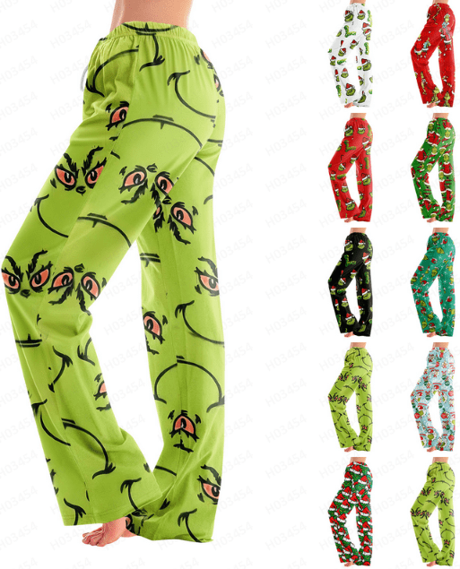 2025 Christmas Grinch Pants, Christmas Grinch Family Grinchmas Costumes ...